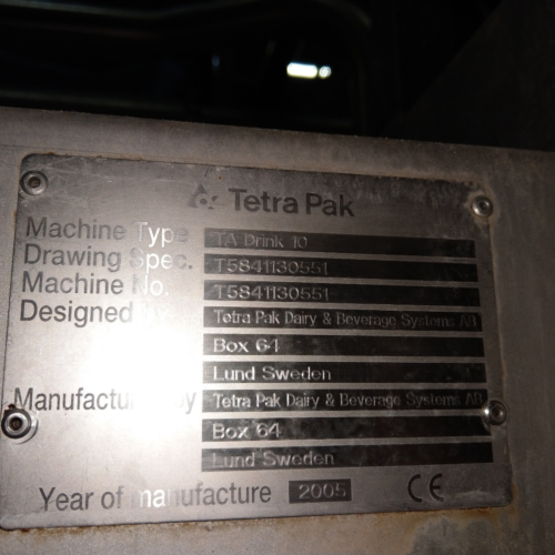 Tetra Pak aseptic pasteurizer Tetra Drink 10 - Оборудование для пищевой ...